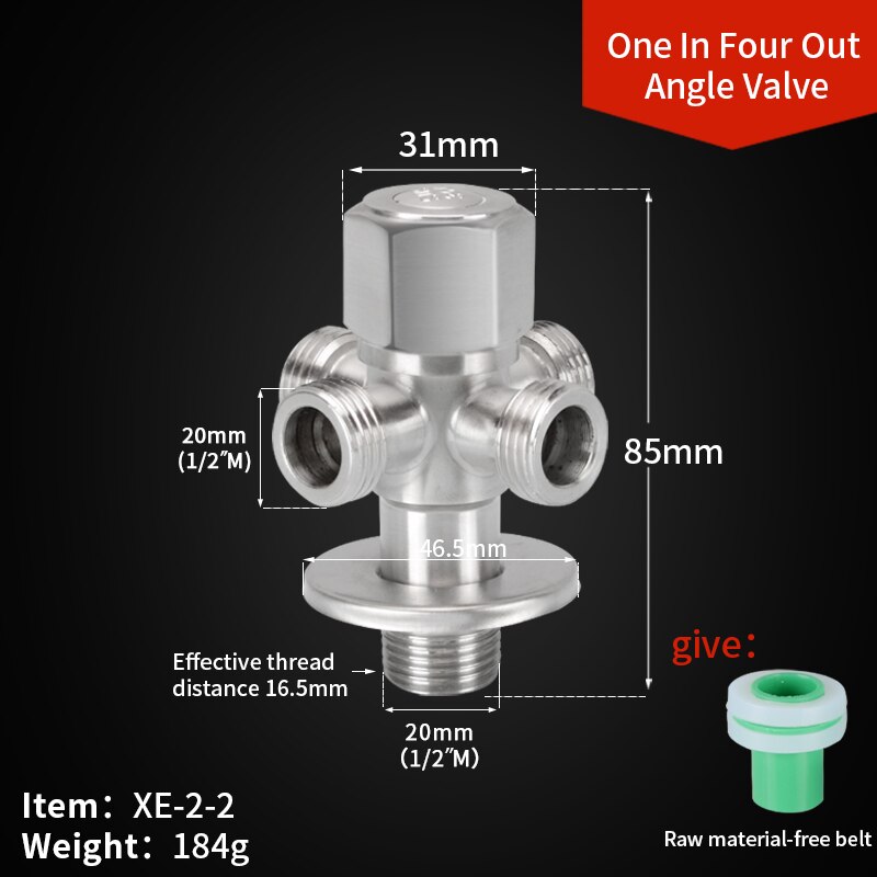 Angle Valve Toilet Stainless Steel Valve Kitchen S... – Grandado