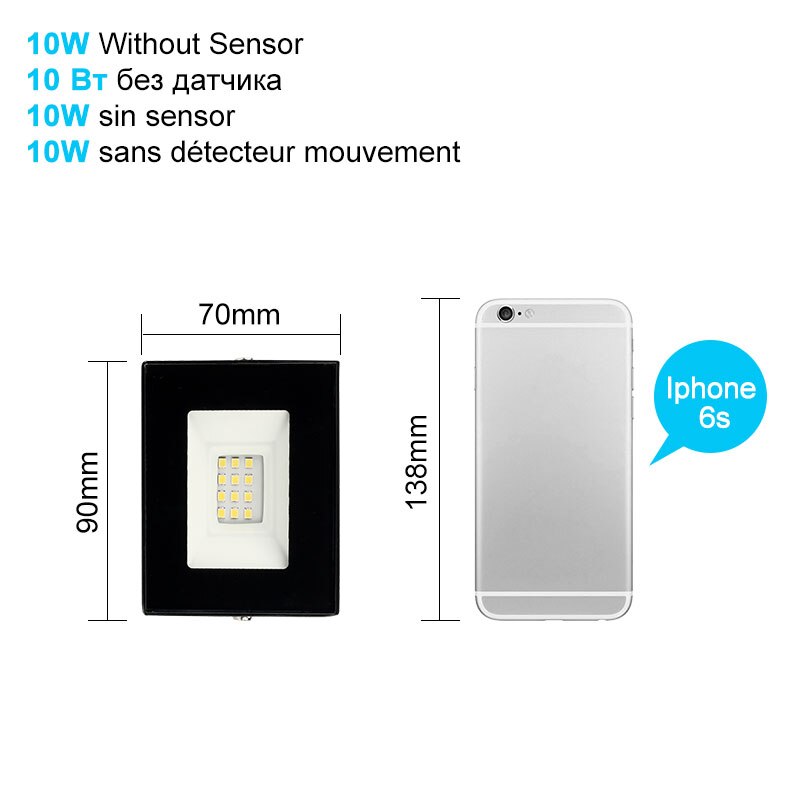 LED Flood Light 10W 20W 30W 50W 100W 220V 240V Out... – Vicedeal