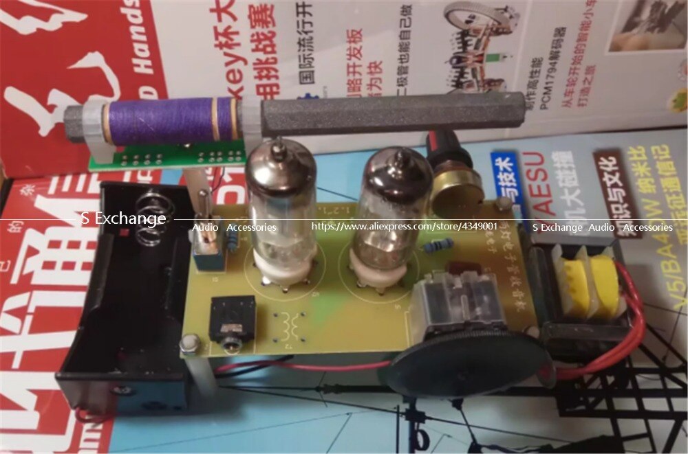 DC two lamp PCB Board tube radio kit DC two light ... – Grandado