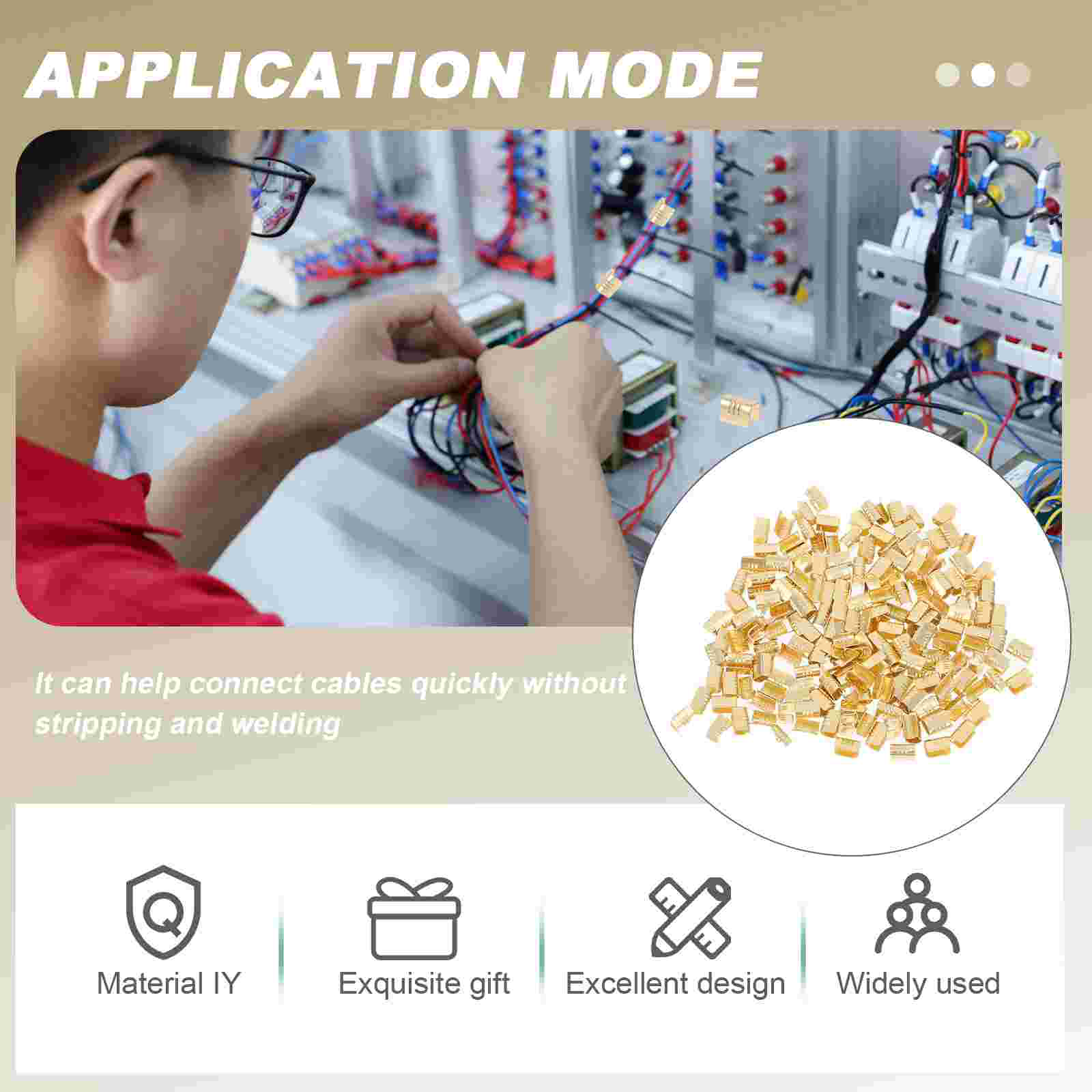 300 Pcs U-shaped Terminal Quick Connection Buckle ... – Grandado