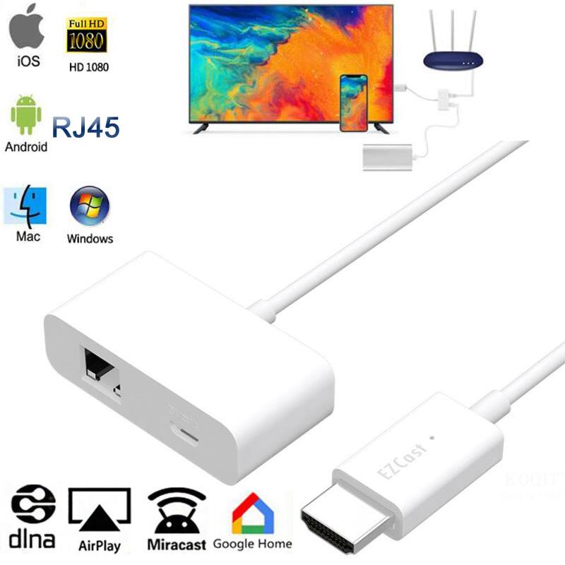 Magicether ethernet rj45 to hdmi trådløs skærmmod... – Grandado