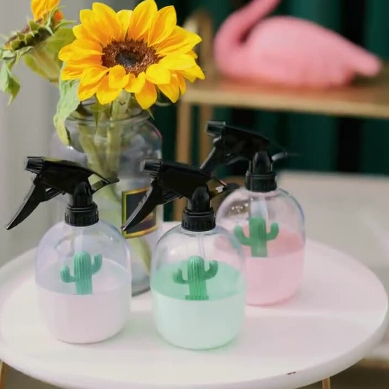 Cactus Spray Bottle 500ml Portable Empty Mist Spra... – Grandado