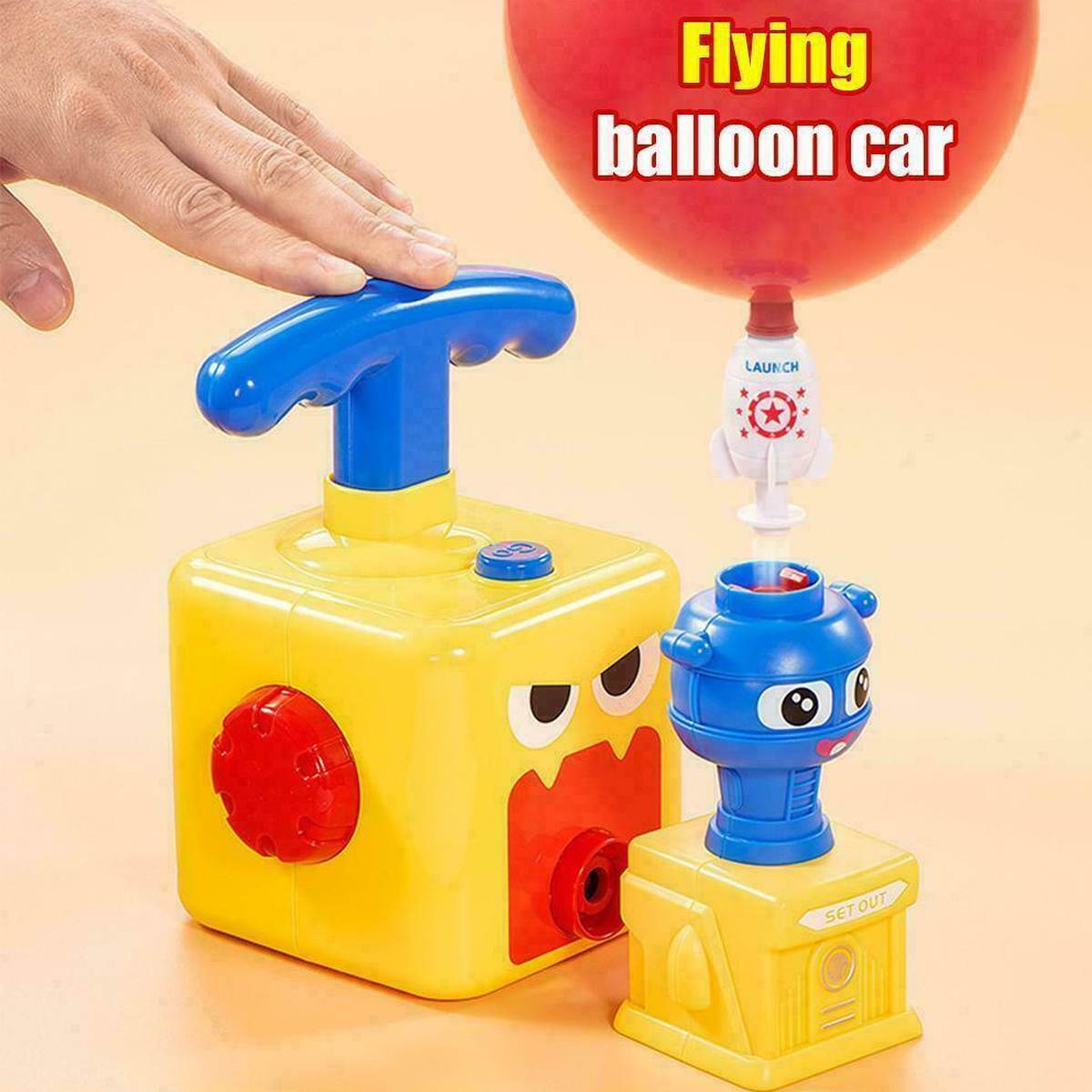 14Pcs Power Balloon Launch Tower Toy Puzzle Fun Ed... – Grandado