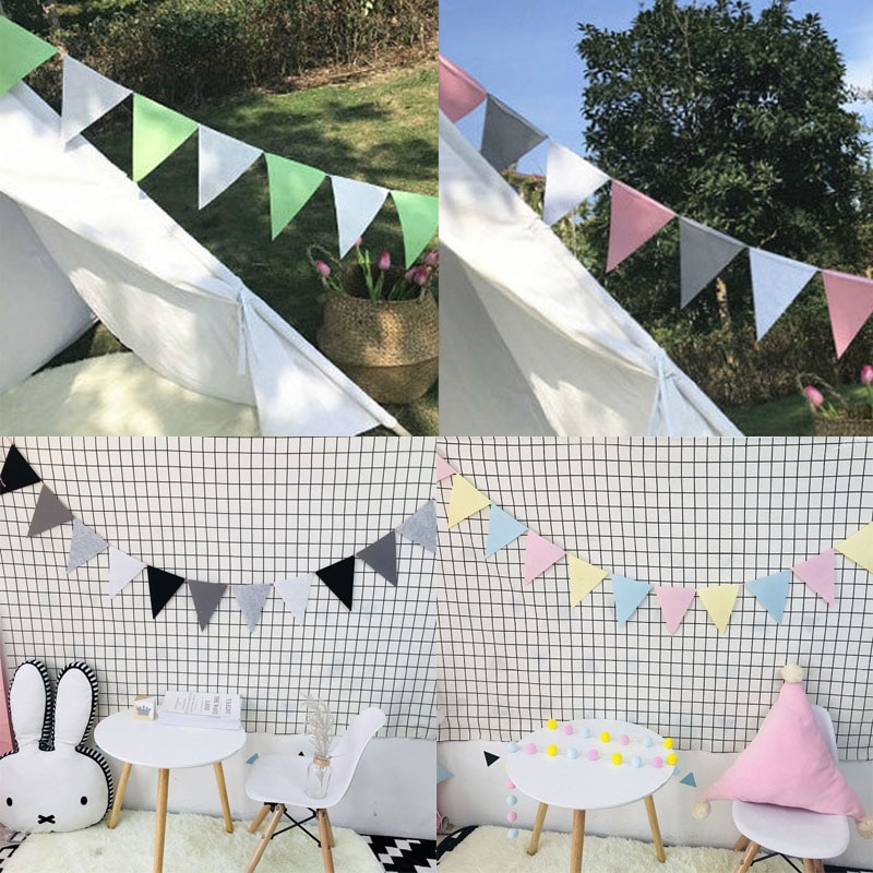 1Pack Wedding Many Colours Bunting 2.5M Pennant ki... – Vicedeal