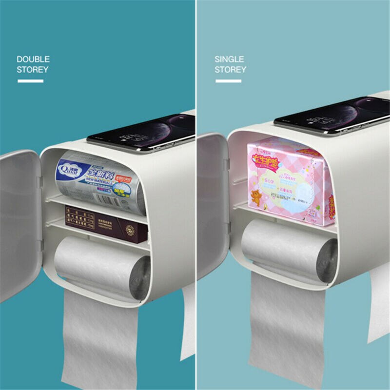 Fast Toilet Paper Holder Bathroom Roll Tissue Box ... – Grandado