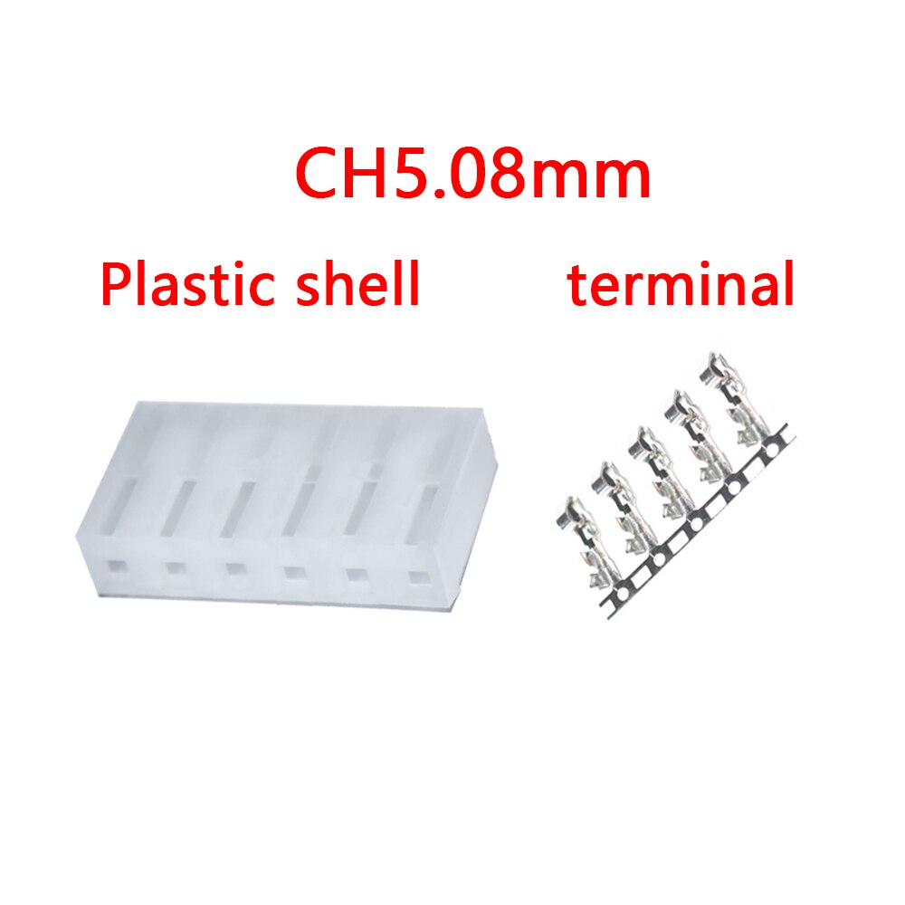 10Pcs CH5.08 CH5.0mm Pitch Rubber Shell Plug Conne... – Grandado