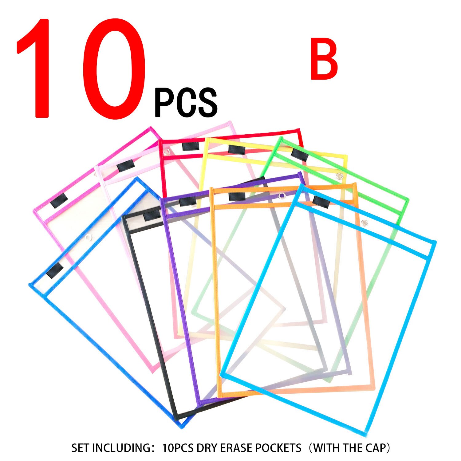 HD PVC Transparent Reusable Erasable File Bag Dry ... – Grandado