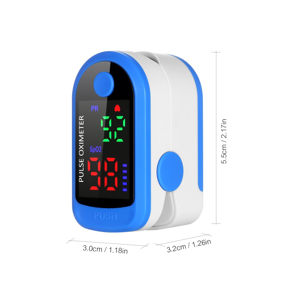 Portable Blood Oxygen Monitor Finger Pulse oximetr... – Vicedeal
