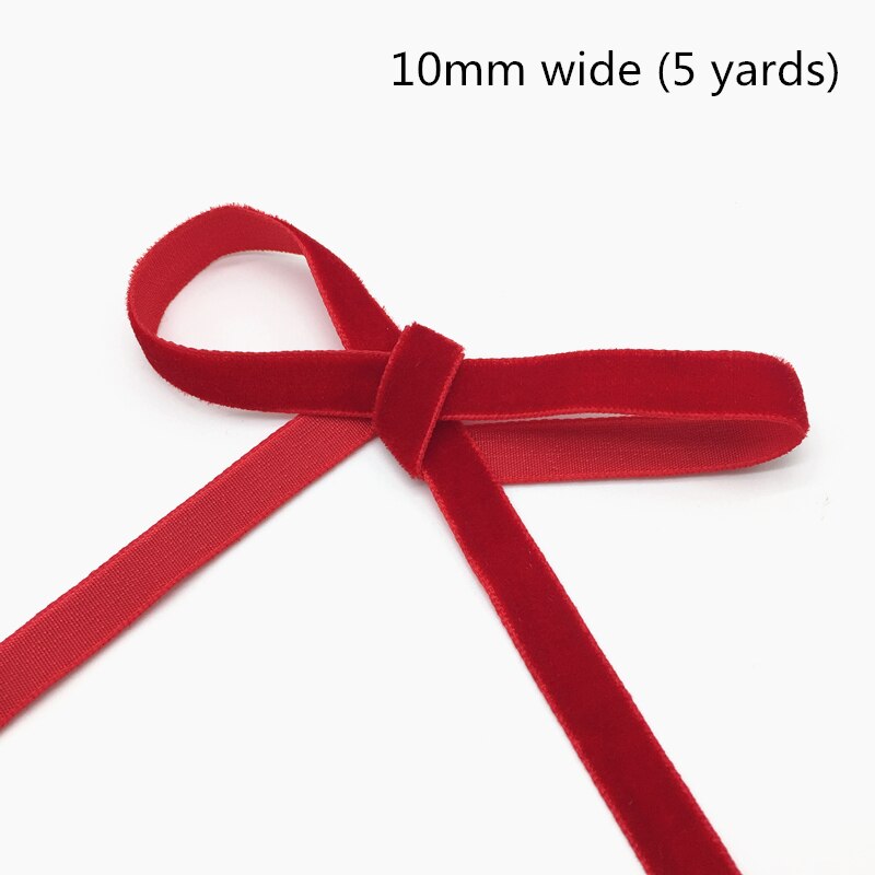 Rood Fluwelen Lint Bruiloft Decoratie Handgemaakte... – Grandado