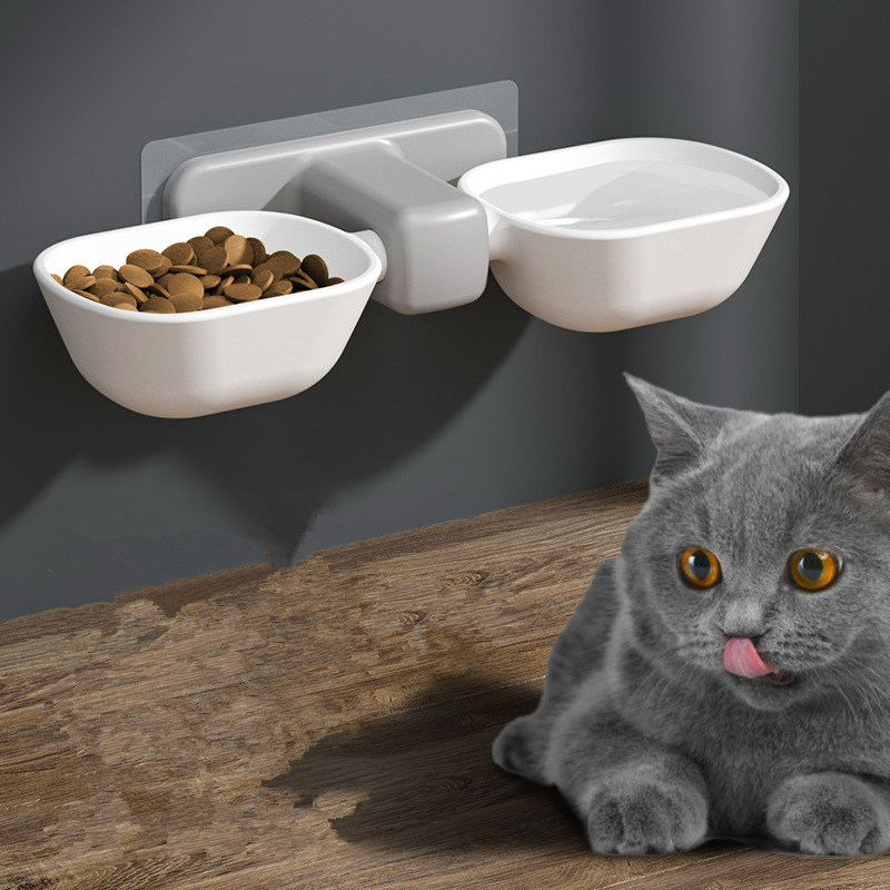 Cat Bowl Adjustable Cats Bowl Protect Neck Cat Fee... – Vicedeal