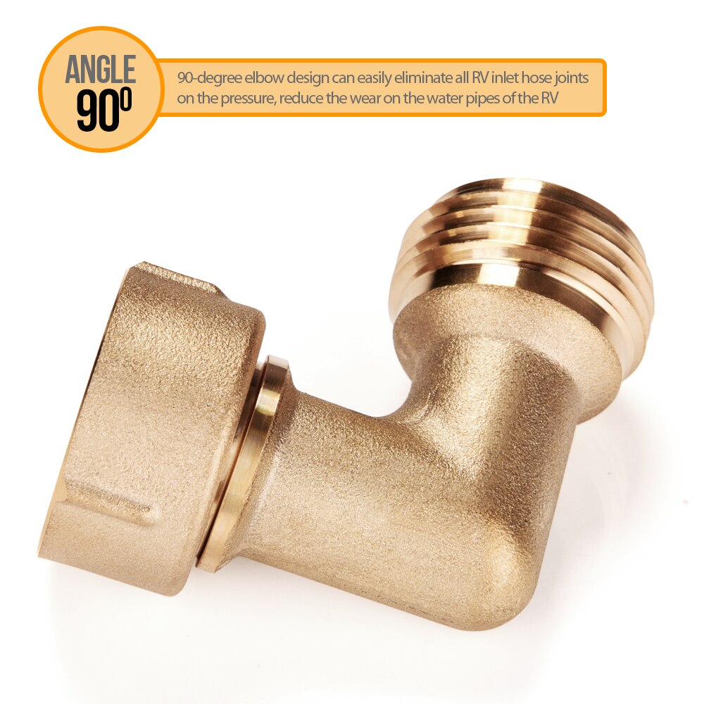 MICTUNING 2pcs 90 Degree Brass Hose Elbow 3/4-11.5... – Grandado