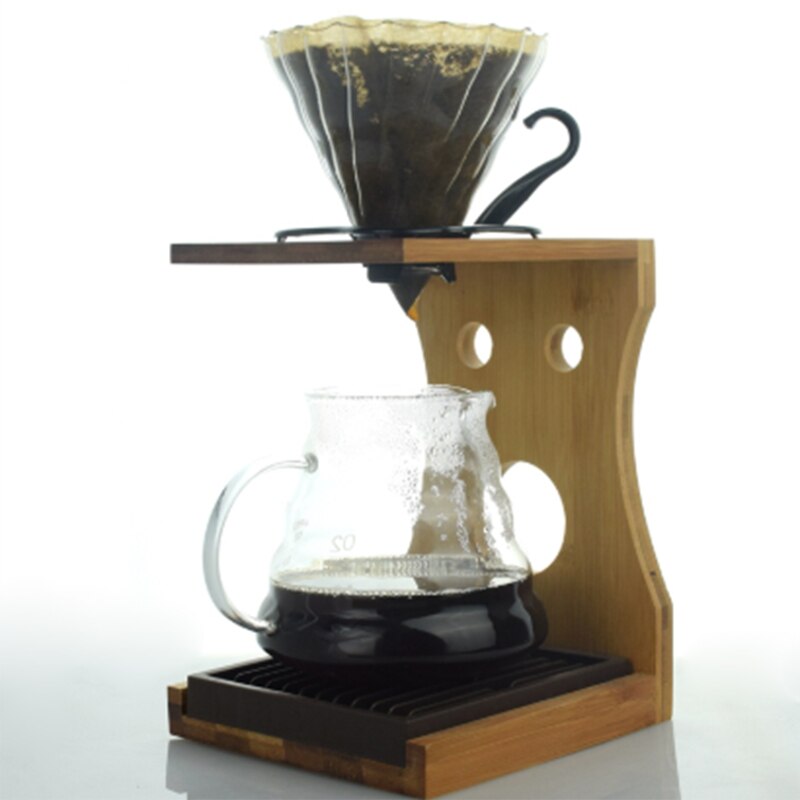 Bambus V60 Brauen Stand Barista Kaffee Tropf Stehe... – Vicedeal