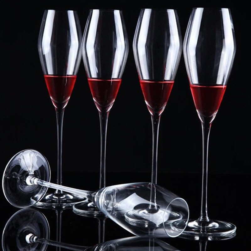 Graceful Crystal Champagne Glass Goblet Sparkling ... – Vicedeal