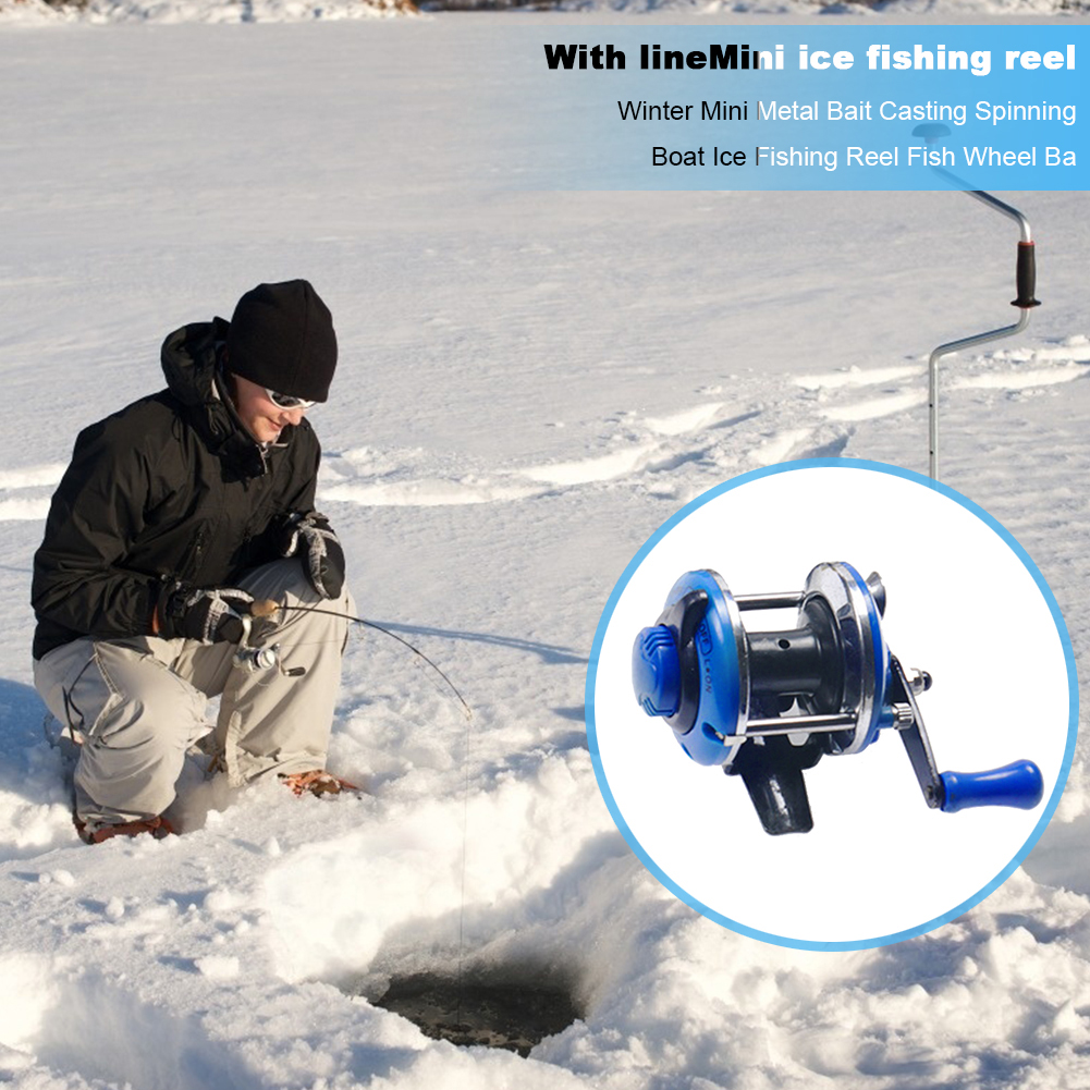 Winter Mini Metalen Drum Baitcasting Reel Fishing ... – Vicedeal