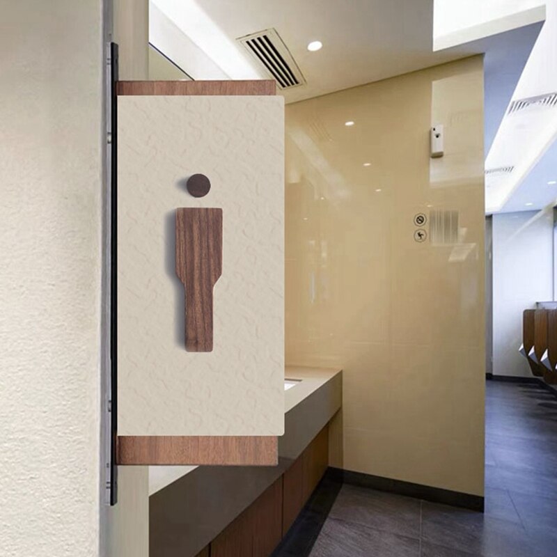 2PCS Toilet Identification WC Logos Toilet Door Me... – Grandado