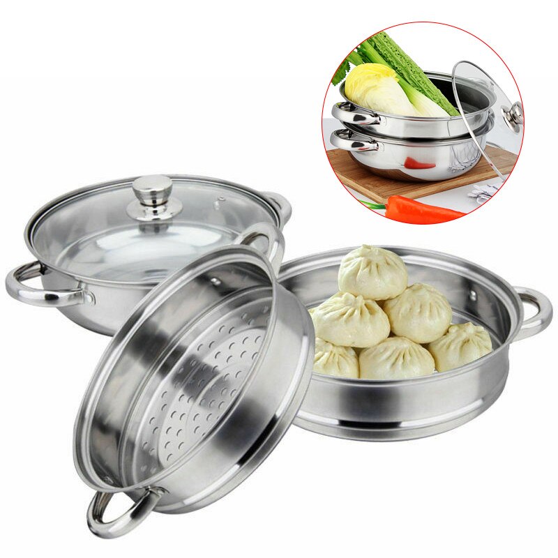 3 Tier Stoomboot Inductie Stoom Dampende Pot Roest... – Grandado