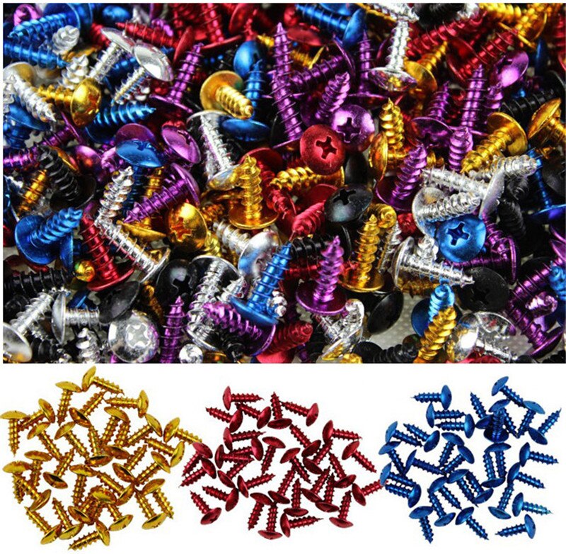 30 PCS 2CM colorful motorcycle screw decal accesso... – Vicedeal