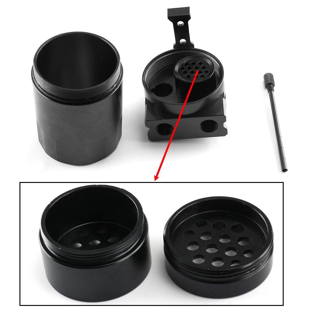Oil Catch Reservoir Breather Can Tank Filter Kit w... – Vicedeal