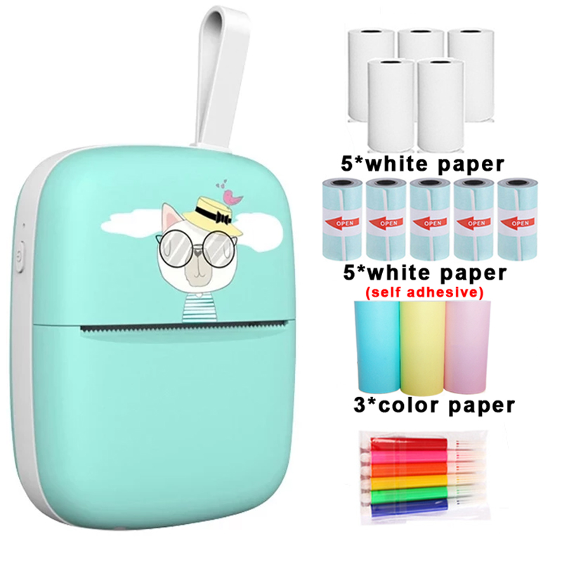 Draagbare Printer Mini Thermische Print Label Pock... – Vicedeal