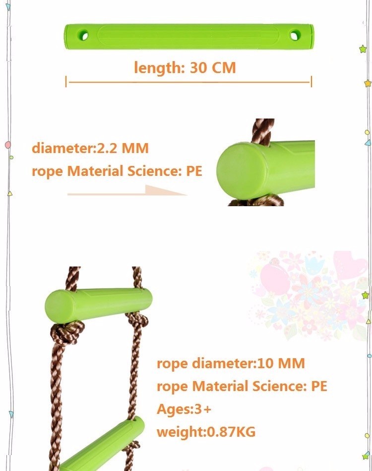 Outdoor Indoor Plastic Ladder Rope Playground Game... – Grandado