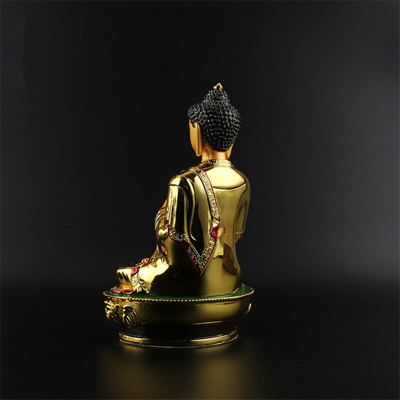 Exquisite Big Buddha Statue 20.5cm Gold Colored Pl... – Grandado