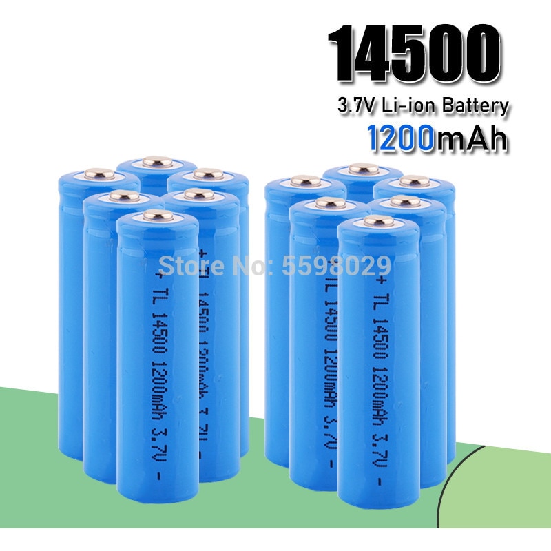 Aa 14500 1200Mah 3.7 V Lithium Ion Oplaadbare Li-I... – Vicedeal