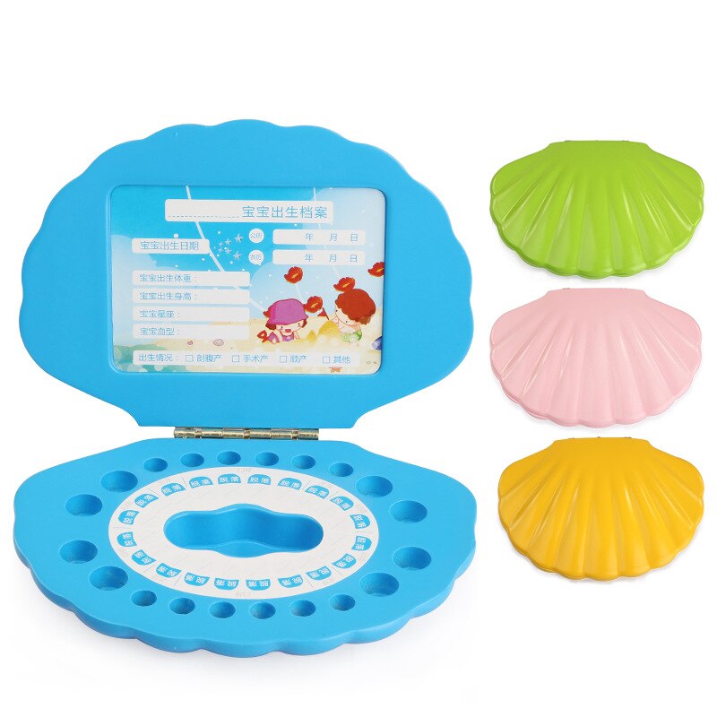 Original wood crafts shell deciduous teeth box bab... – Grandado