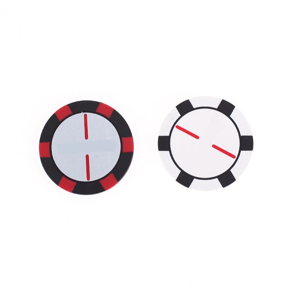 Premium Two-Sided Poker Chip Golf Ball Markers Put... – Grandado