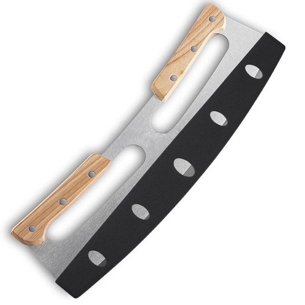 Pizza Cutter Rocker Stainless Steel with Double Wo... – Vicedeal