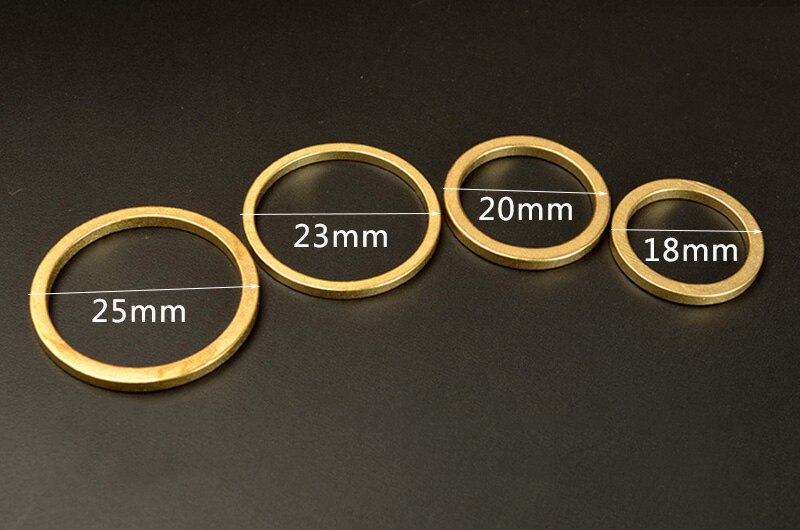 Meetee 200Pcs 8Mm 50Pcs 18/20/23/25Mm Messing O Ri... – Grandado