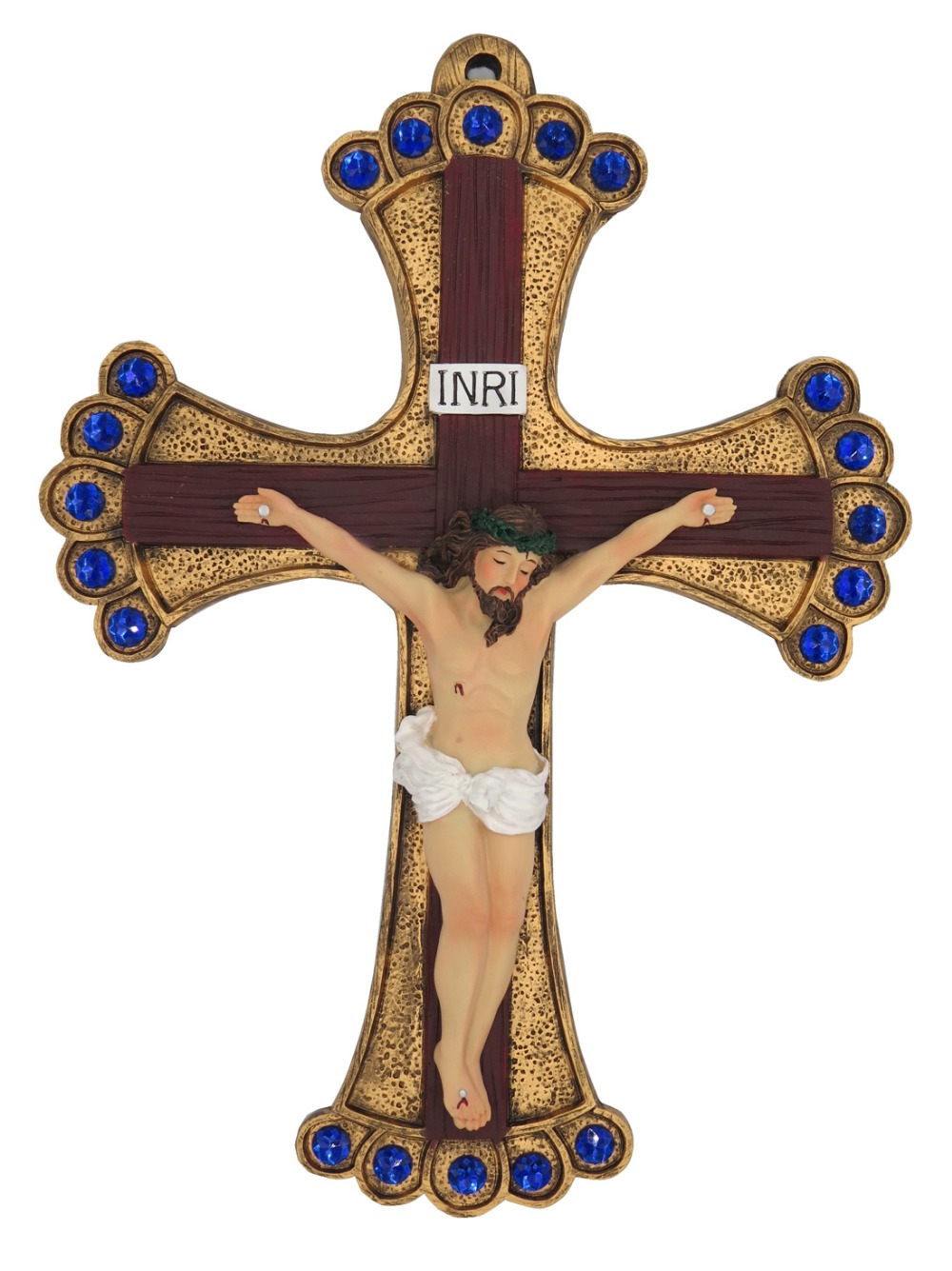Hankroi 14 Inches Resin Wall Crucifix Jesus Christ... – Grandado