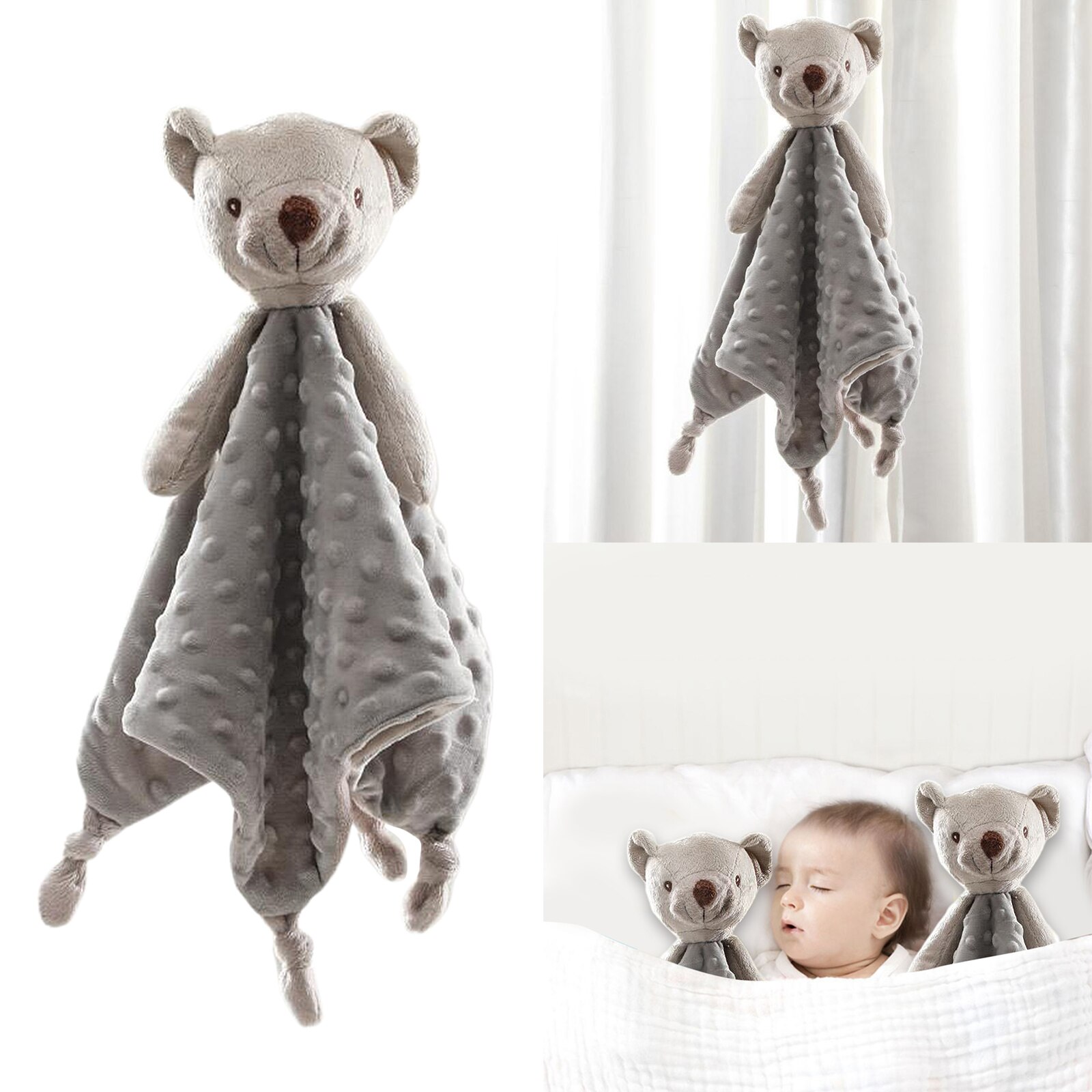 Cute Baby Comforter Blankets Soothing Towel Securi... – Grandado
