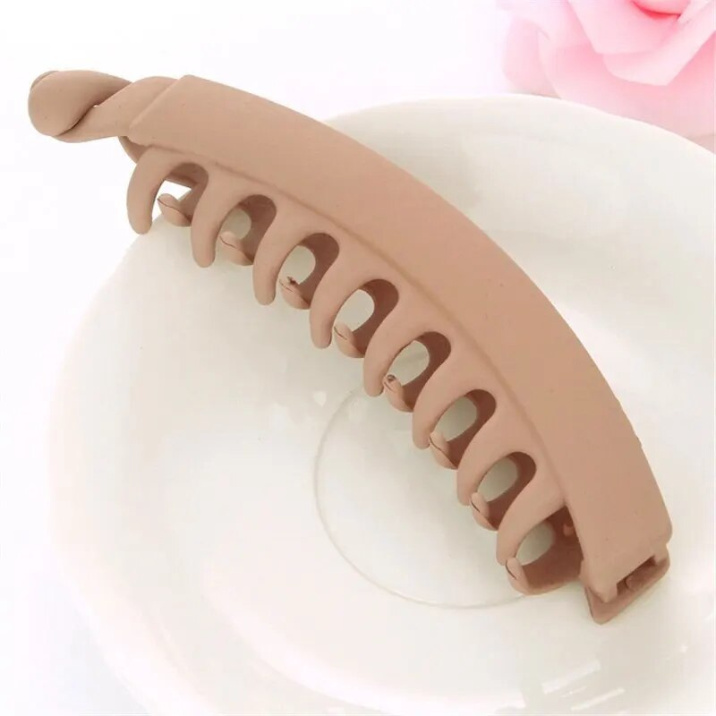 Frosted Banana Clip Vertical Clip Temperament High... – Vicedeal