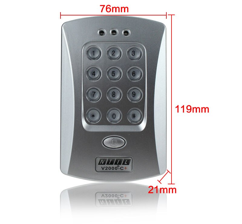 RFID door access controller keypad 125KHz card rea... – Grandado