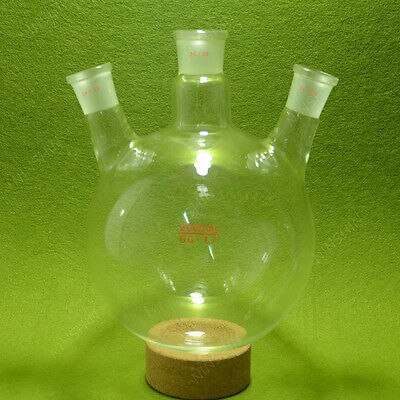 3 Neck Round Bottom Flask,Boiling Flask,2000ml,24/... – Vicedeal