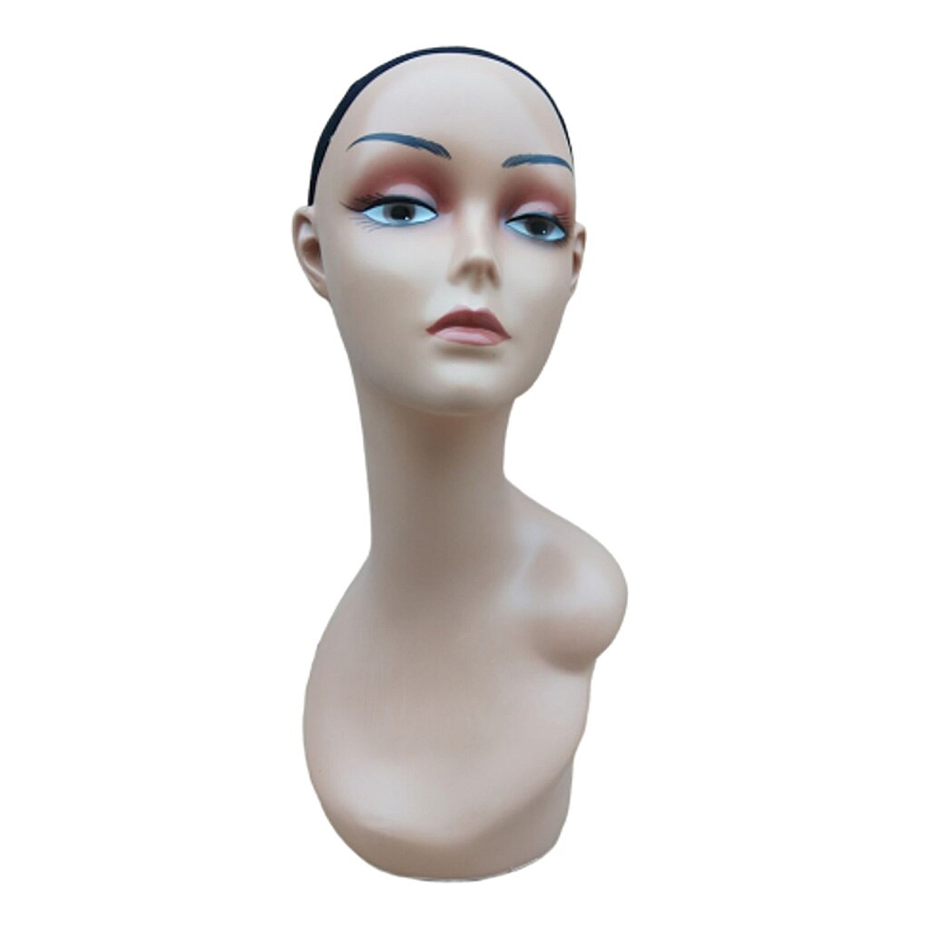 Stable Female Manikin Head Plastic Mannequin Head ... – Vicedeal