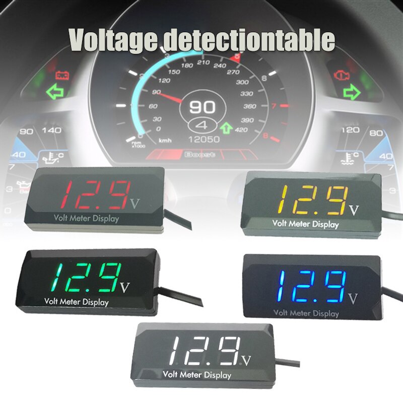 Car Digital Display Voltmeter Waterproof Direct Cu... – Grandado