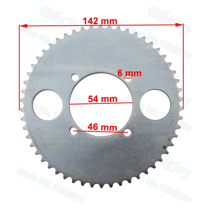 Roda dentada traseira t8f 54 dentes 54mm para 47cc... – Vicedeal