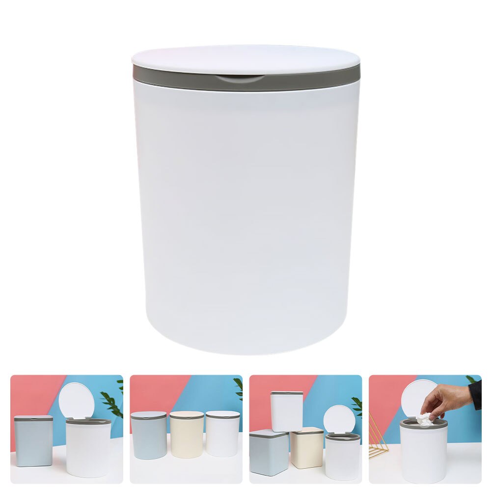 Household Desktop Garbage Can Plastic Waste Contai... – Vicedeal