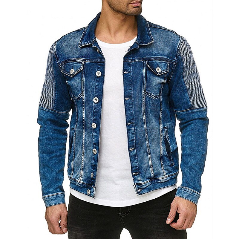 MUYOGRT Fat Brand Clothes Big Size Men's Denim Jac... – Grandado