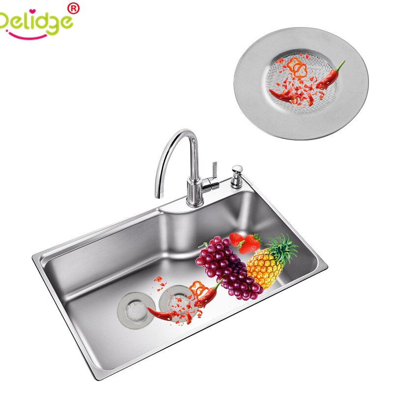 Delidge 7.7 cm Gootsteen Zeef Drain Ronde Gat Filt... – Grandado