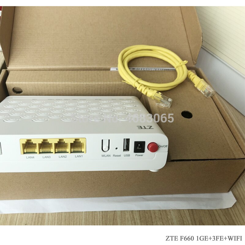 BRAND ZTE ZXA10 F660 V6 ONU GPON 1GE+3FE+1POTS+WIF... – Grandado