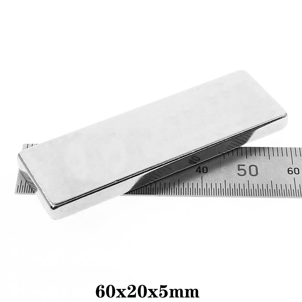 1~10PCS 60x20x5 Powerful Magnets 60mmX20mm N35 Neo... – Vicedeal