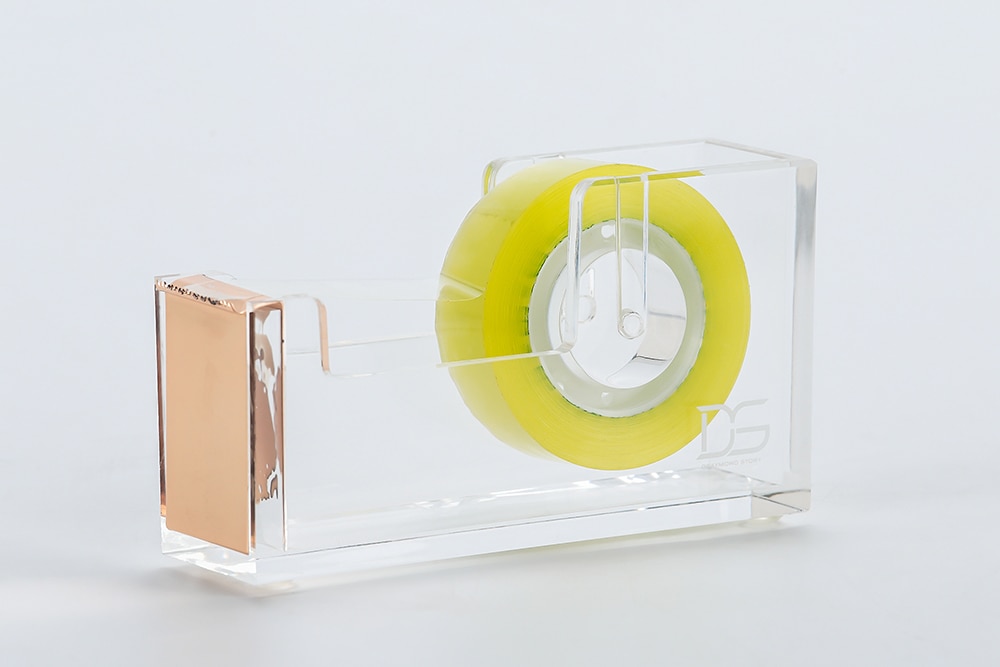 3pcs/setClear Memo Pad Note Holder+ Clear Gold Ton... – Grandado