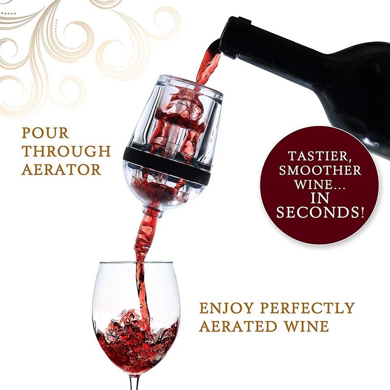 Goblet Instant Wine Aerator - Grade - Aerate Wines... – Grandado