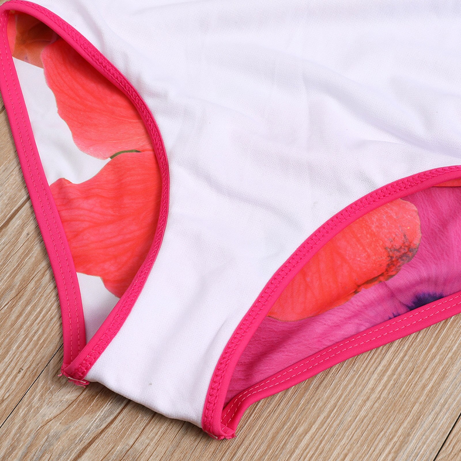 Kids Meisjes Roze & Gele Bloem Gedrukt 1Pcs Zw... – Vicedeal