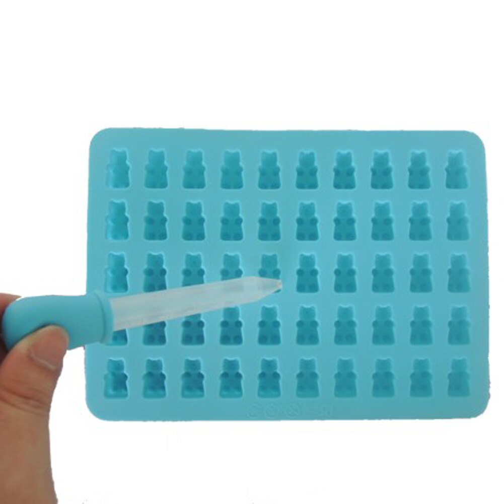 50 grid Silicone Gummy Bear tools With Droppers Ha... – Grandado
