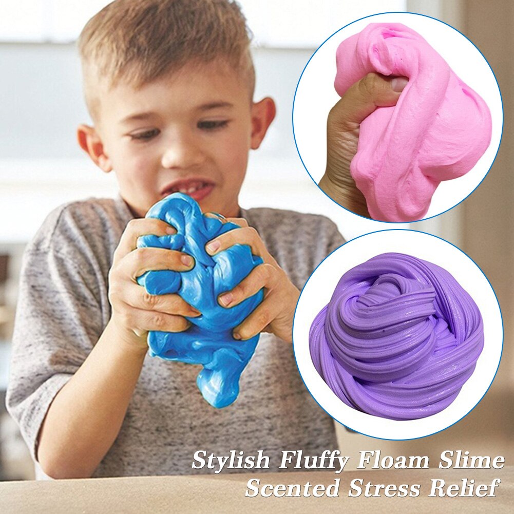 DIY Cotton Slime Snow mud clay Squishy Clay 3D Flu... – Grandado