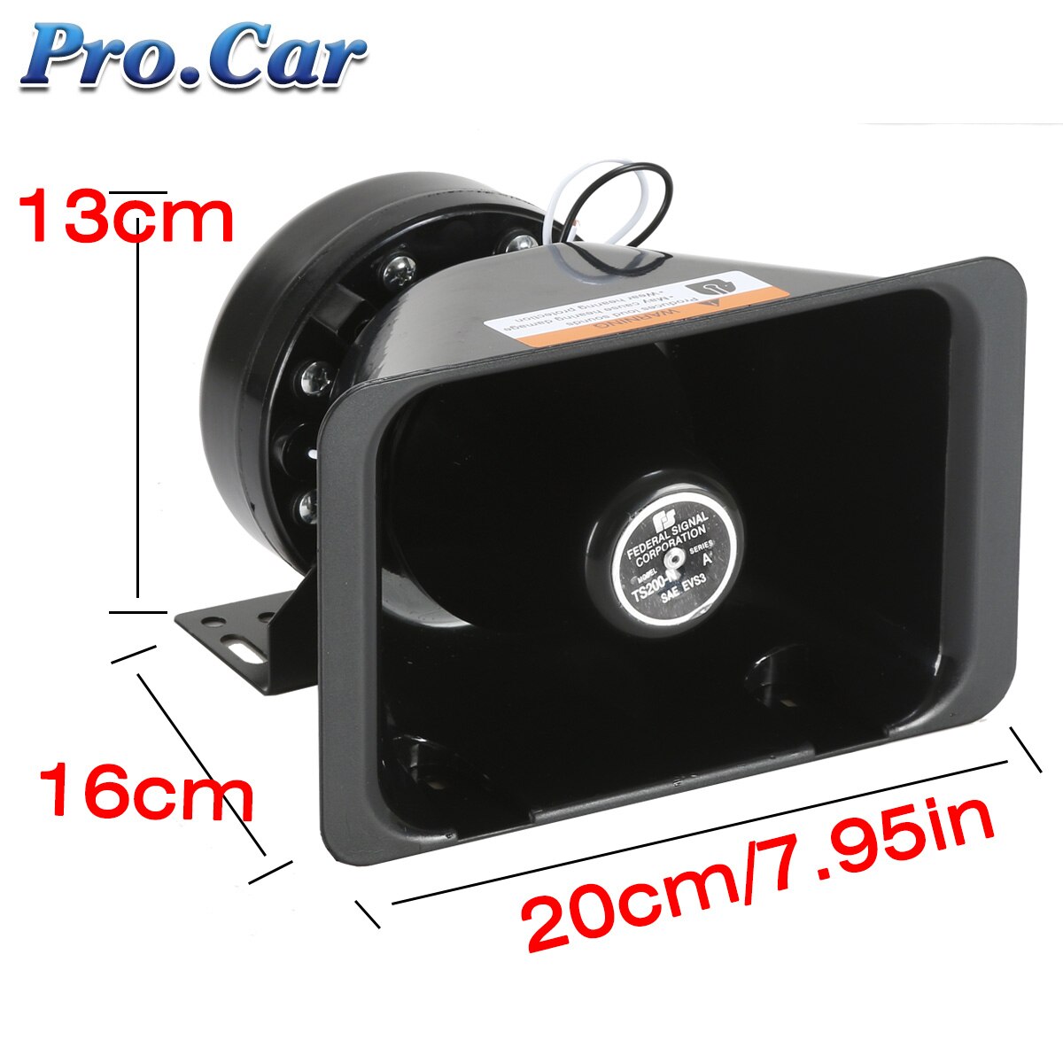 Universal Loud Alarm Loudspeaker Tone 12V 200W ext... – Vicedeal