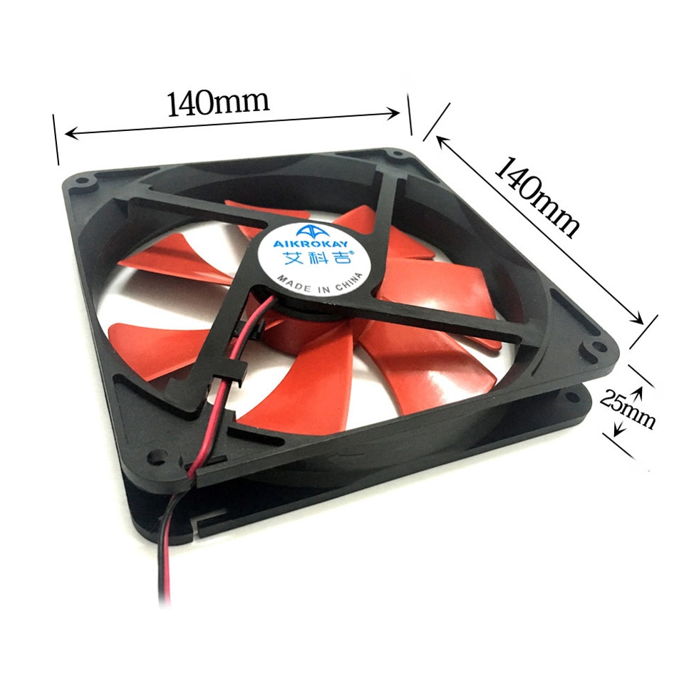 GOOD F14025 140mm PC Case Fan Cooler 4-Pin Connect... – Grandado
